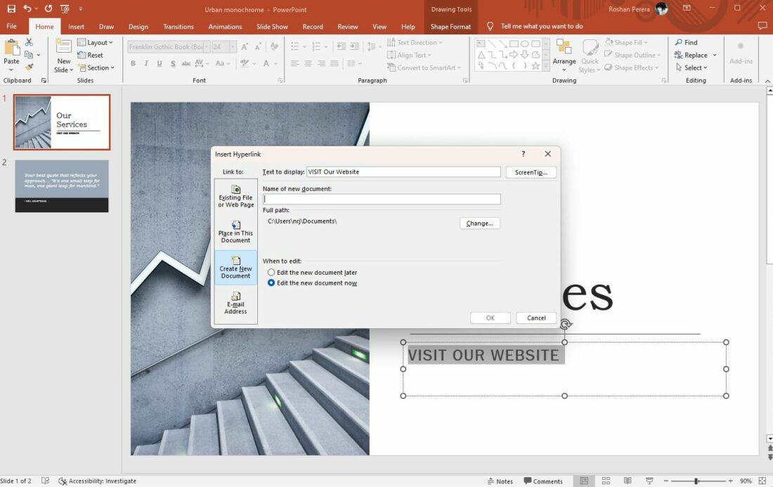 How to Add a Hyperlink in PowerPoint: 3 Quick Steps | Design Shack