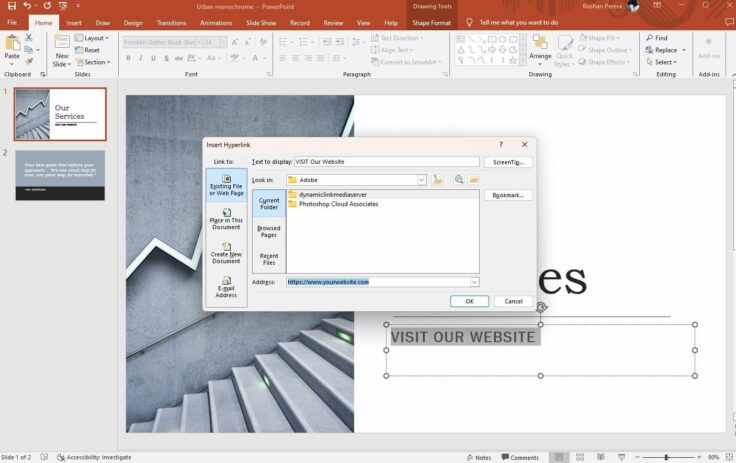 How to Add a Hyperlink in PowerPoint: 3 Quick Steps – Yes Web Designs