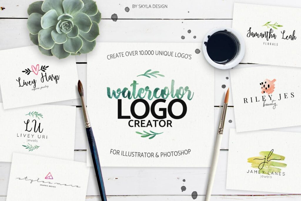 20+ Kit Logo + Template Kreator (Buat Logo Merek) - desainae.com