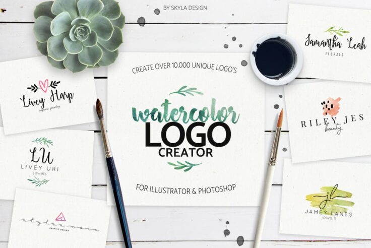 20+ Kit Logo + Template Kreator (Buat Logo Merek) - desainae.com