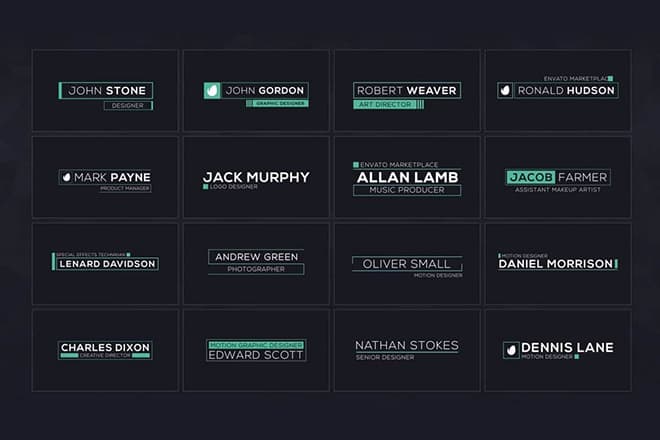 35 Best Premiere Pro Lower Thirds Templates Design Shack