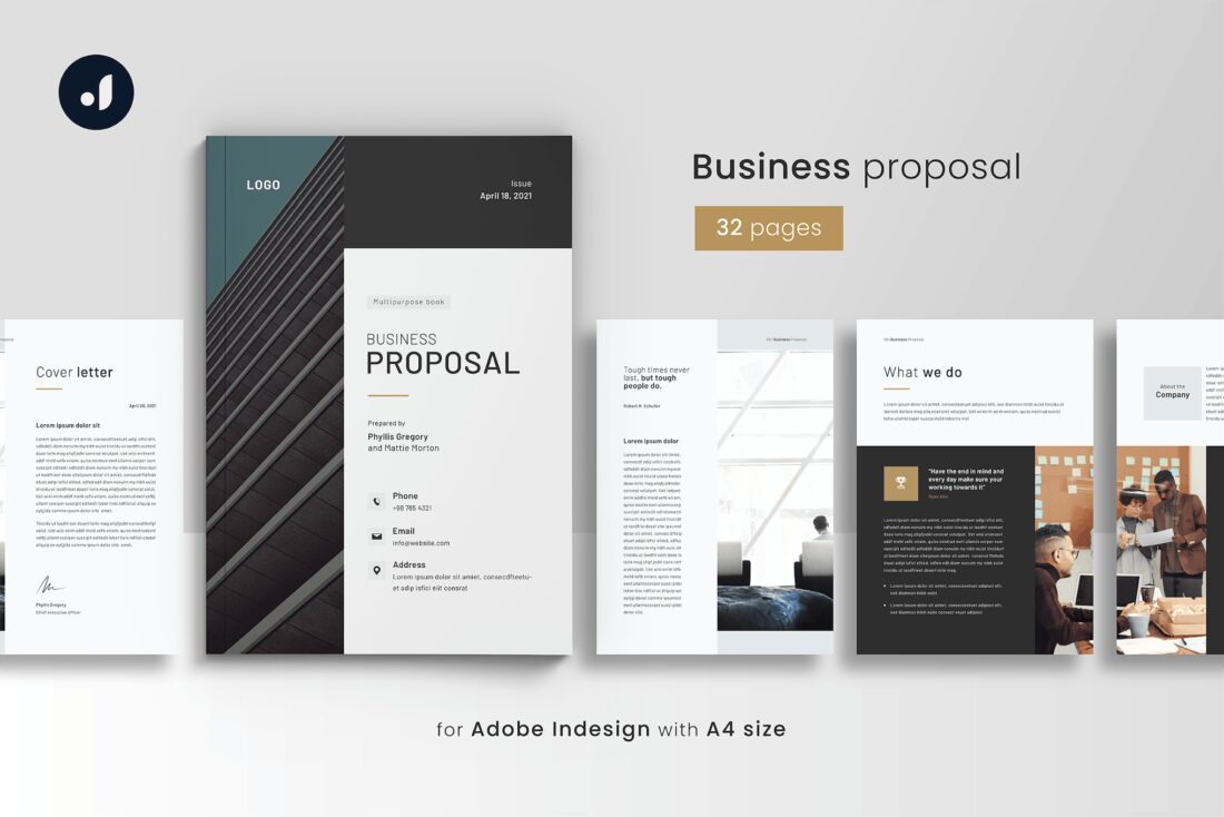 35+ Best InDesign Proposal Templates (Business + Project Proposals ...
