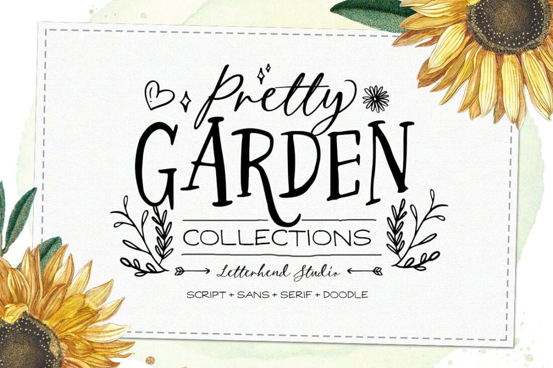 Pretty Garden Font | Design Shack