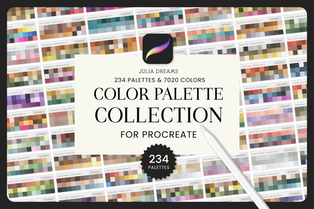 20+ Best Procreate Color Palettes | Design Shack