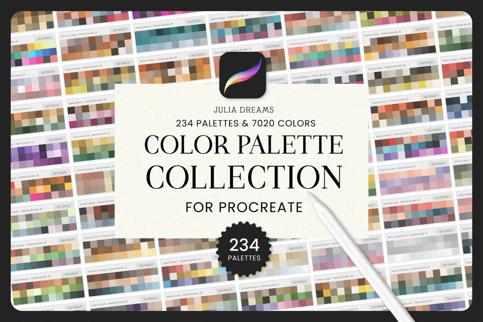 20+ Best Procreate Color Palettes | Design Shack