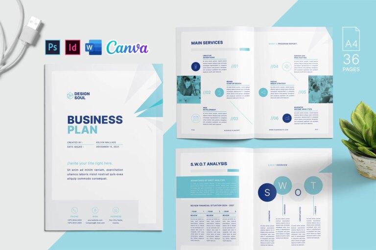 40+ Best Business Plan Templates for Word 2025 | Design Shack