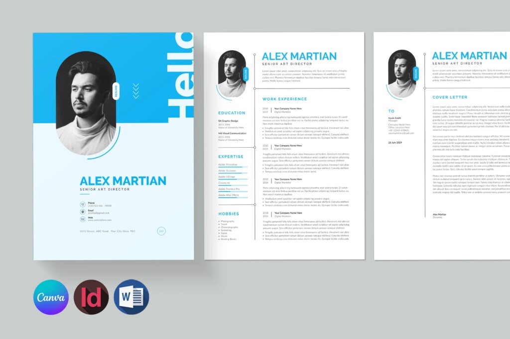 25+ Best Canva Resume & CV Templates - Shack Design