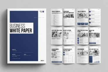 55+ Best White Paper Templates for Word & InDesign | Design Shack