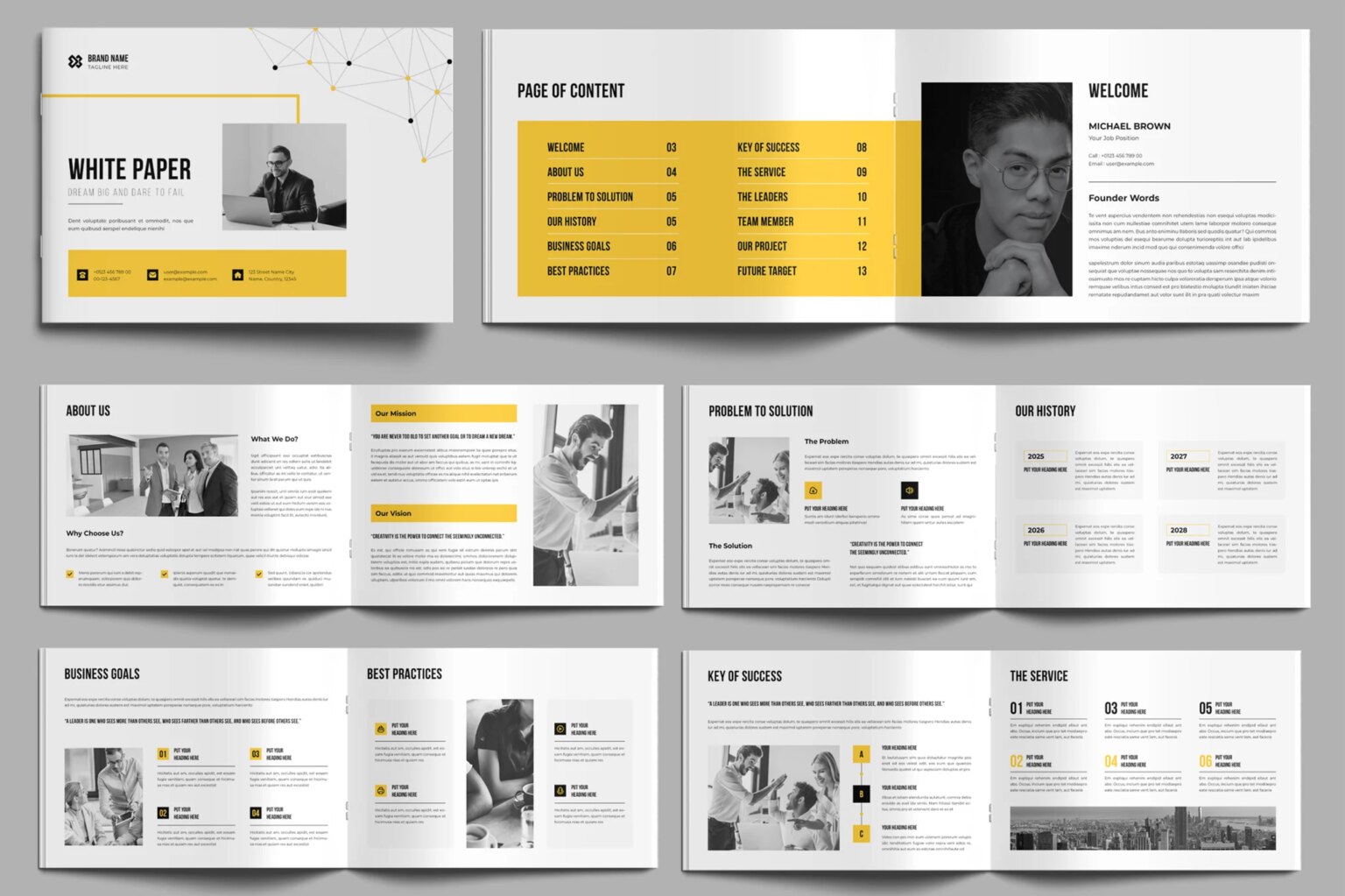 40+ Best White Paper Templates for Word & InDesign | Design Shack