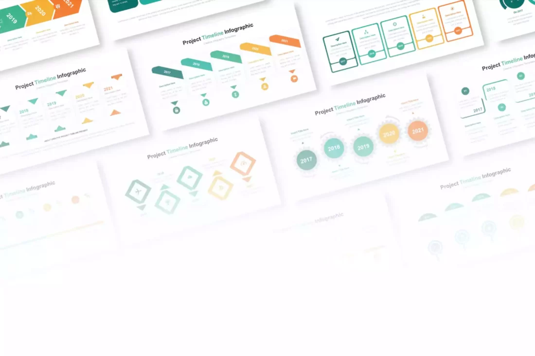 Minimal Timeline Presentation Template | Design Shack