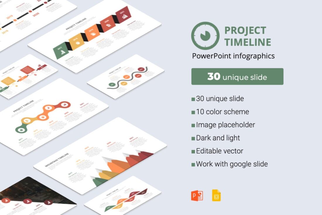 Project Timeline PPT Template | Design Shack