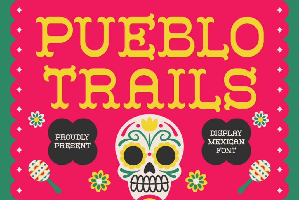 30+ Mexican Fonts (Fiesta, Hispanic, Latino + Cinco De Mayo Fonts ...