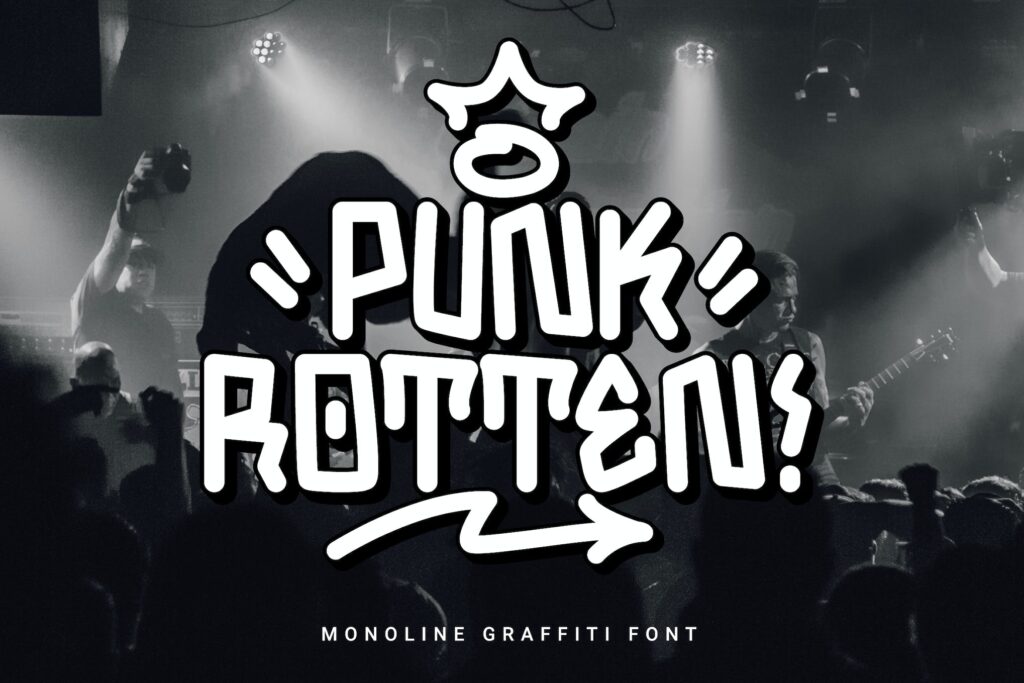 20+ Best Punk Fonts for Rad Designs | Design Shack