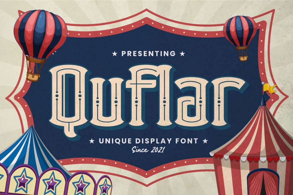 20+ Best Circus Fonts (Vintage + Modern Circus Letters) | Design Shack