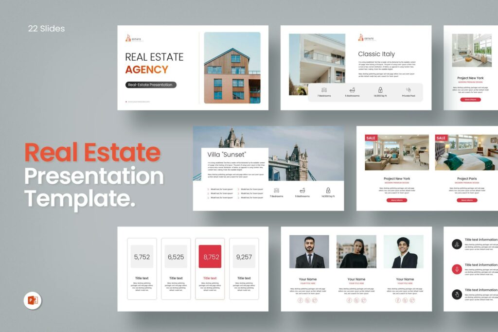 40+ Real Estate PowerPoint Templates (For Property Listings) 2024 ...