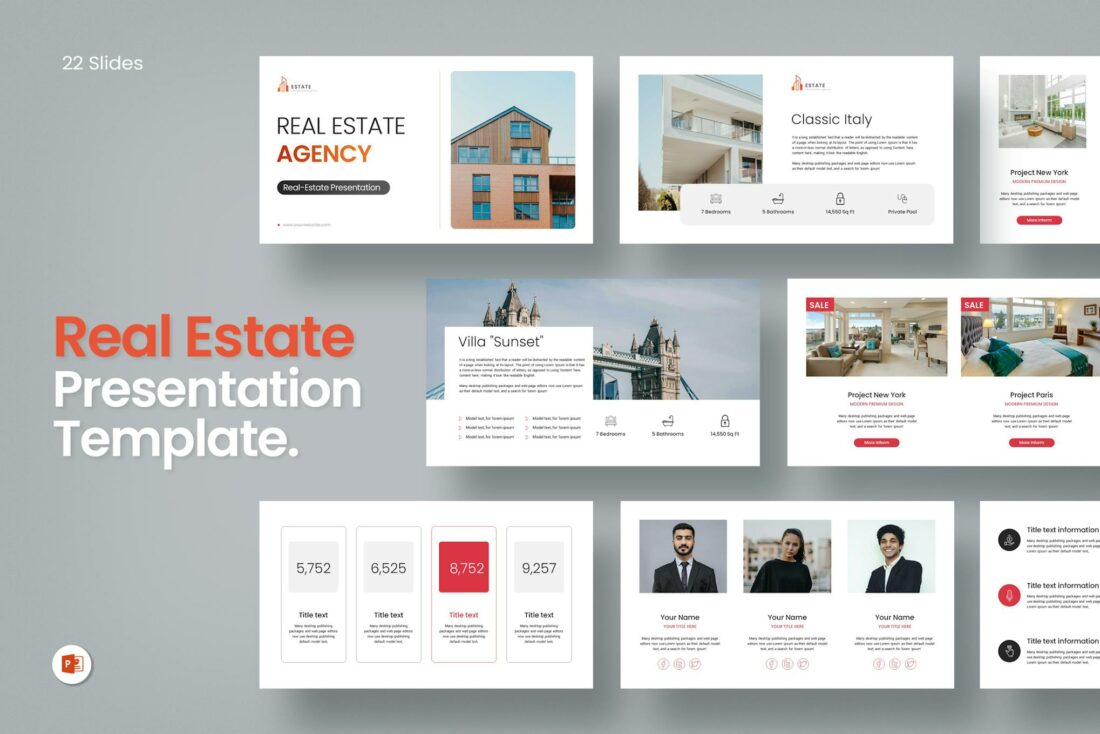 40+ Real Estate PowerPoint Templates (For Property Listings) 2024 ...