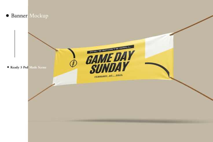 25+ Banner Mockup Templates (Free & Pro) | Design Shack