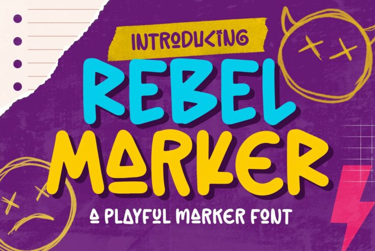 45+ Best Marker Fonts for Creative Typography 2024 | Design Shack