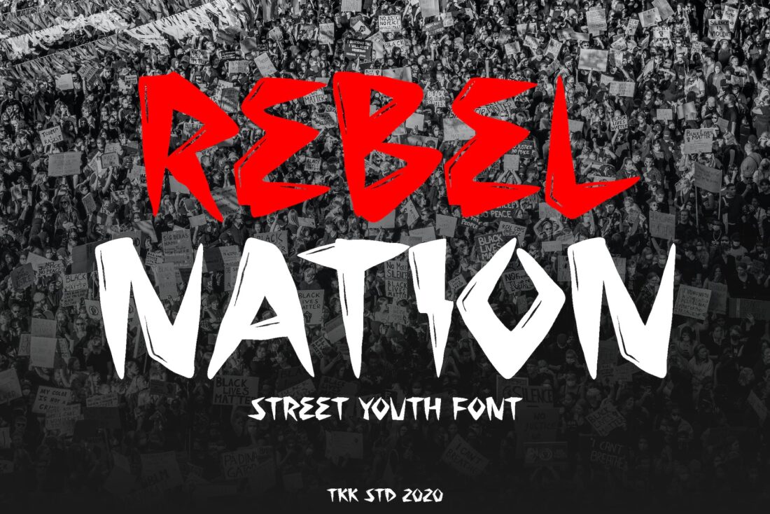 20+ Best Punk Fonts for Rad Designs | Design Shack