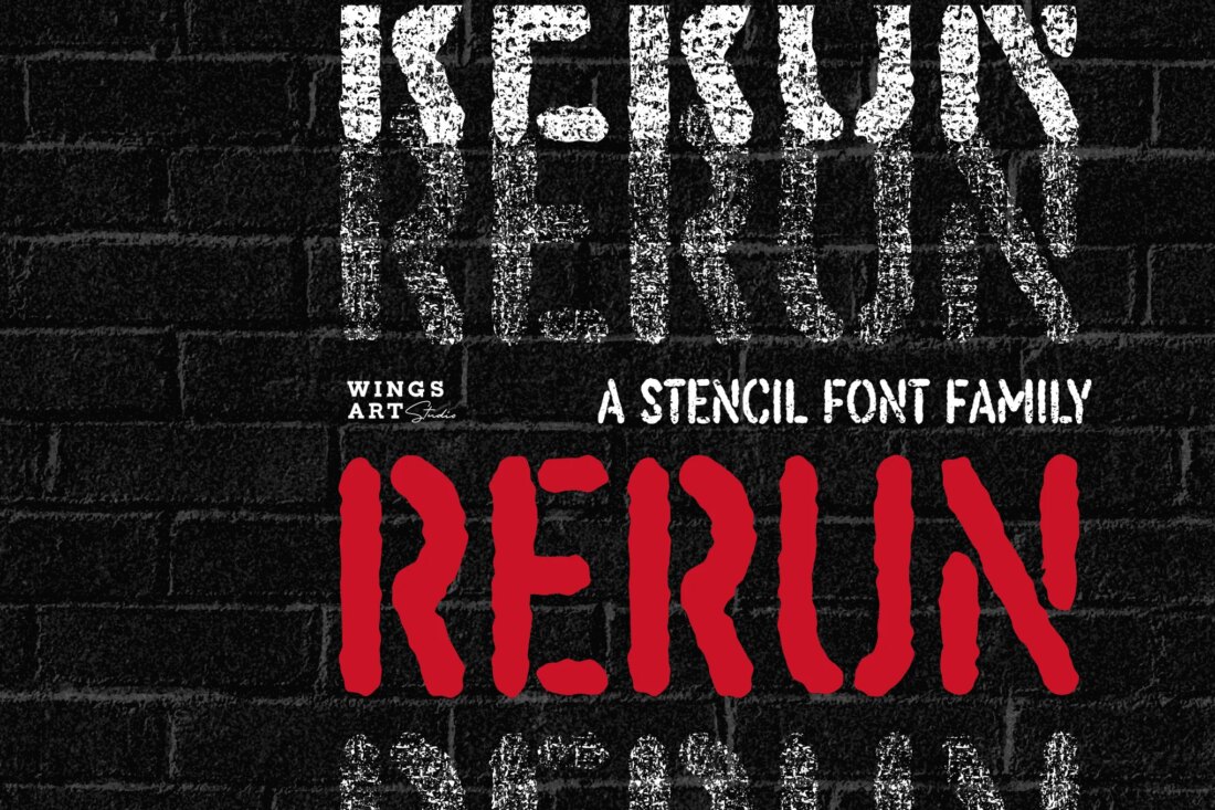 20+ font cat semprot terbaik (stensil, grafiti & lainnya) - desainae.com