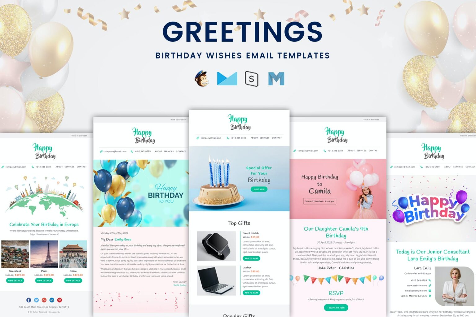 50 Modern Responsive Email Templates 2022 Lear Web Design