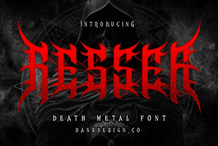 25+ Best Heavy & Death Metal Fonts That Rock | Design Shack