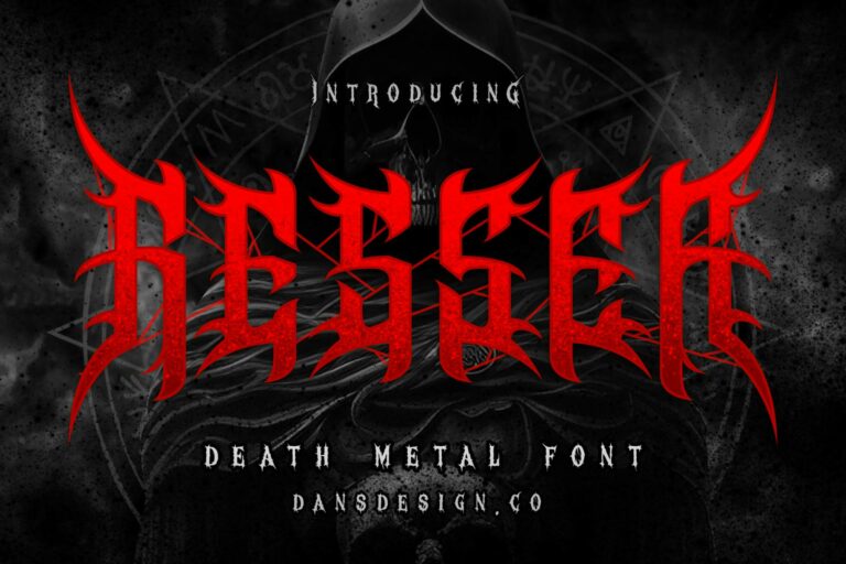 25+ Best Heavy & Death Metal Fonts That Rock | Design Shack