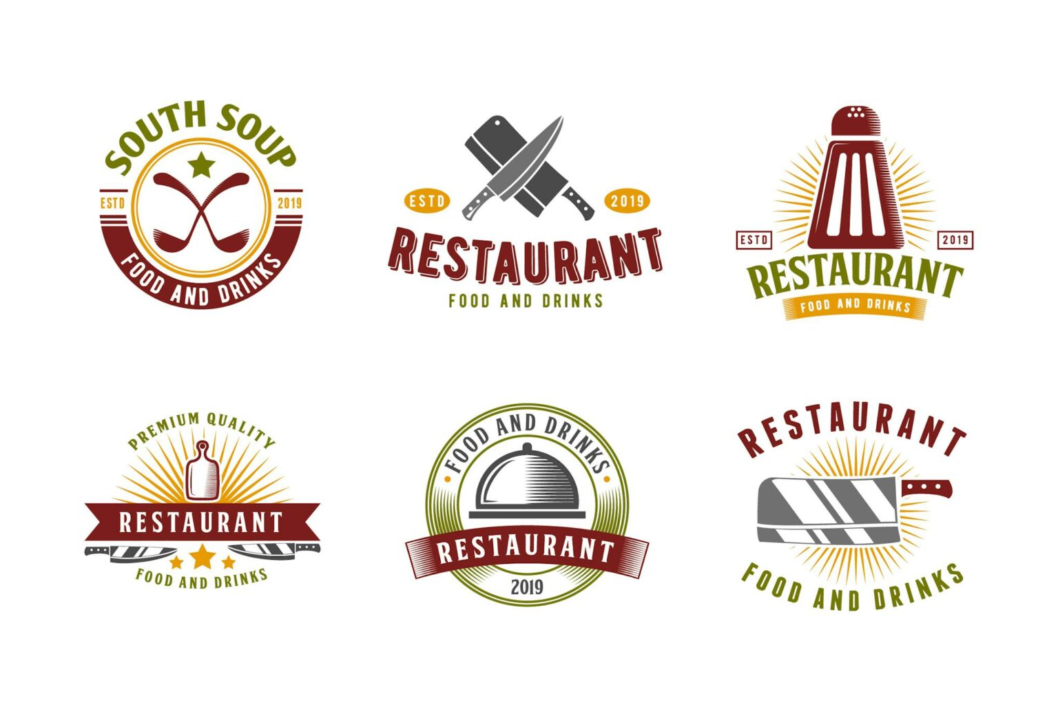 20+ Best Restaurant Logo Ideas & Templates (Free & Pro) | Design Shack