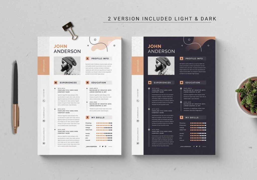 40+ Stylish Resume Color Schemes for 2025 | Design Shack