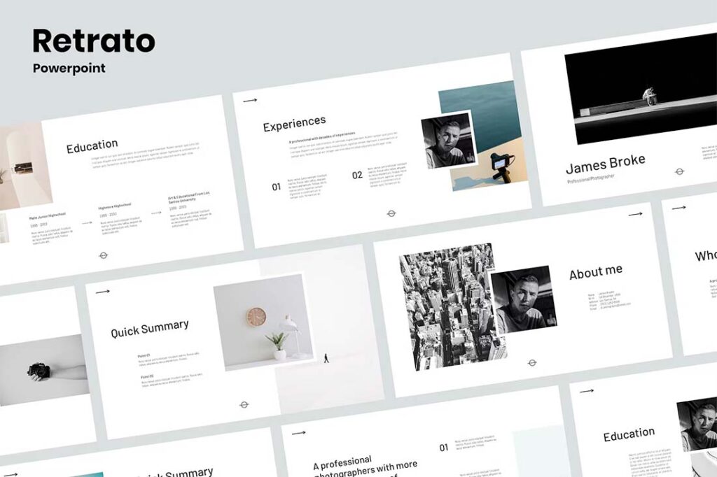 Cara Membuat Resume atau CV di PowerPoint (+ Template) - desainae.com