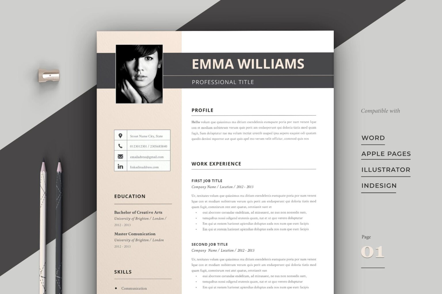 55+ Best Pages Resume & CV Templates 2025 | Design Shack