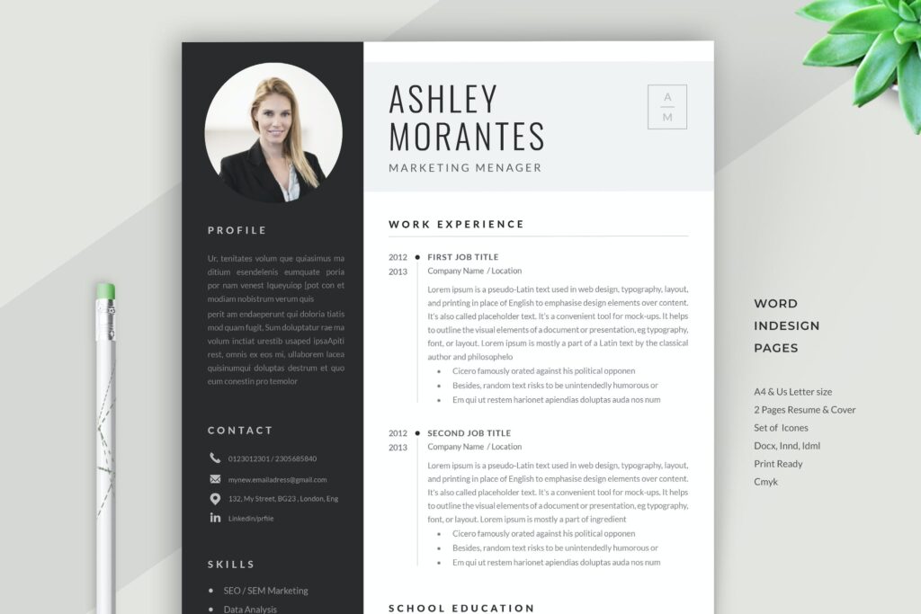 55+ Best Pages Resume & CV Templates 2025 | Design Shack