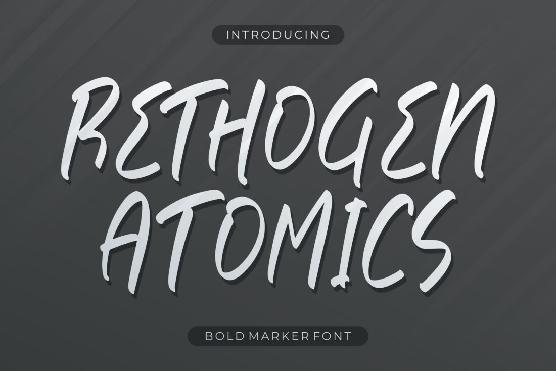 35+ Best Marker Fonts for Creative Typography 2023 - Shack Design