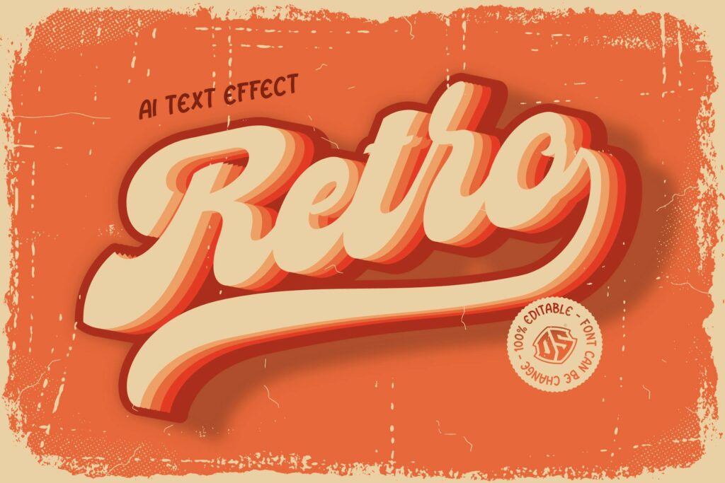 25+ Best Illustrator Text Effects | Design Shack