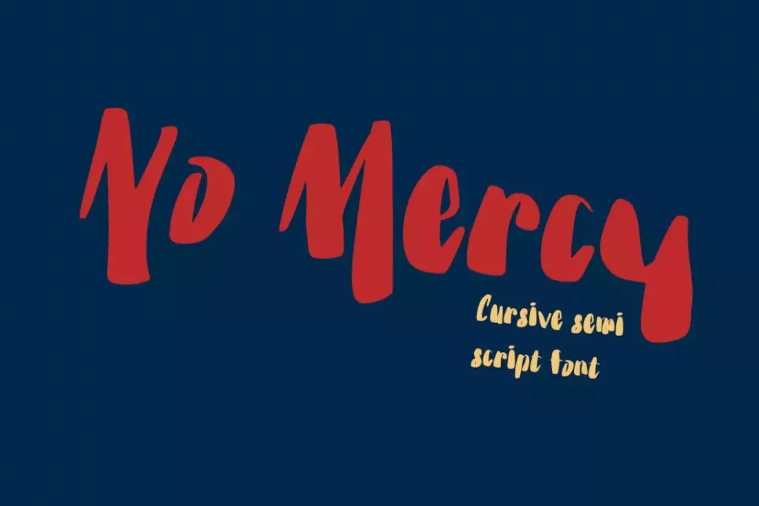 No Mercy – 80s Horror Movie Font | Design Shack