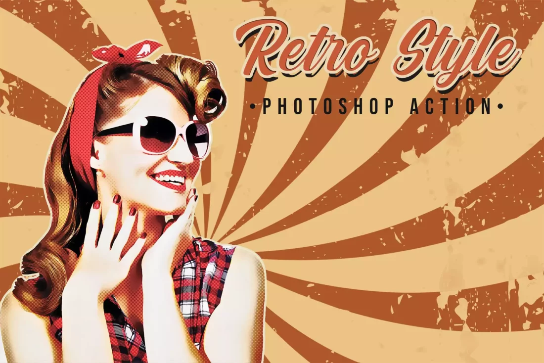 Retro Style Photoshop Action | Design Shack
