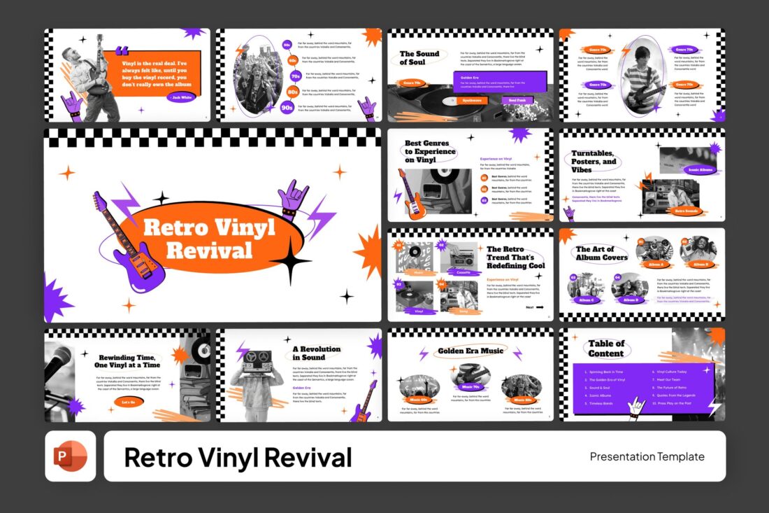 20+ Highest-Rated Retro PowerPoint Templates for Groovy Presentations ...