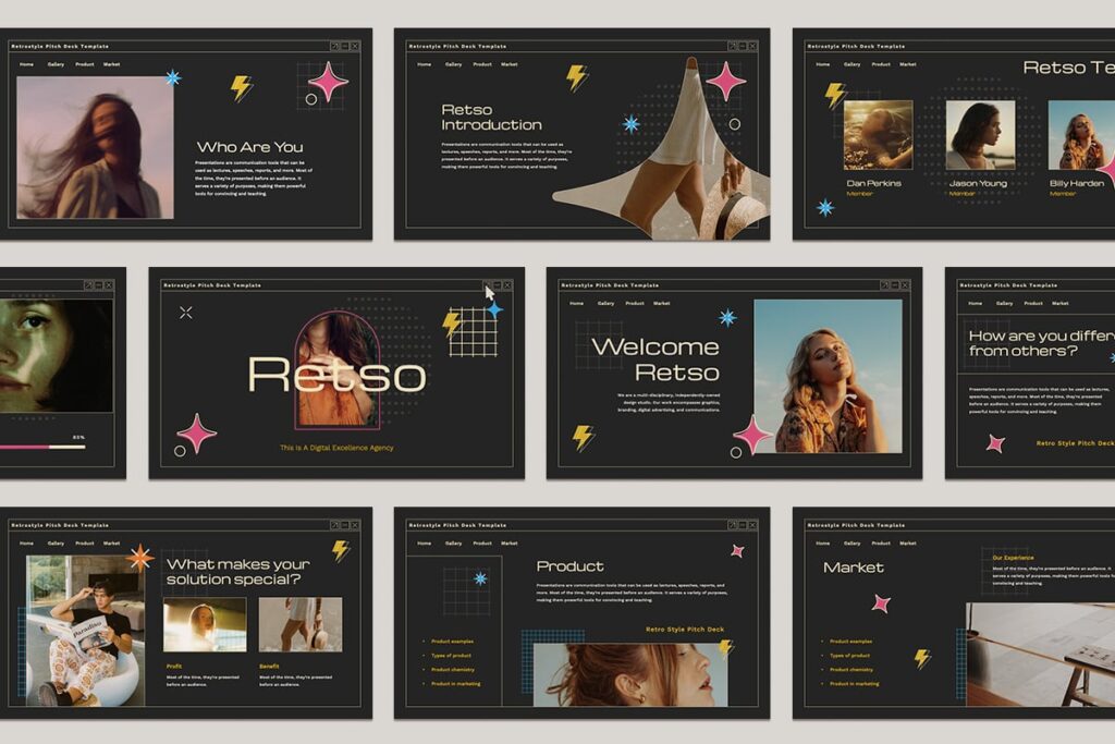 20+ Highest-Rated Retro PowerPoint Templates for Groovy Presentations ...