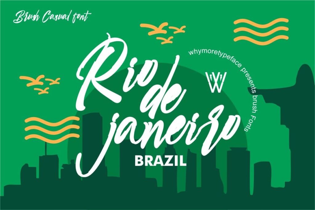 20+ Stunning Brazilian Fonts Full of Rhythm and Flair - Shack Design