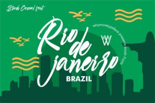 20+ Stunning Brazilian Fonts Full of Rhythm and Flair - Shack Design