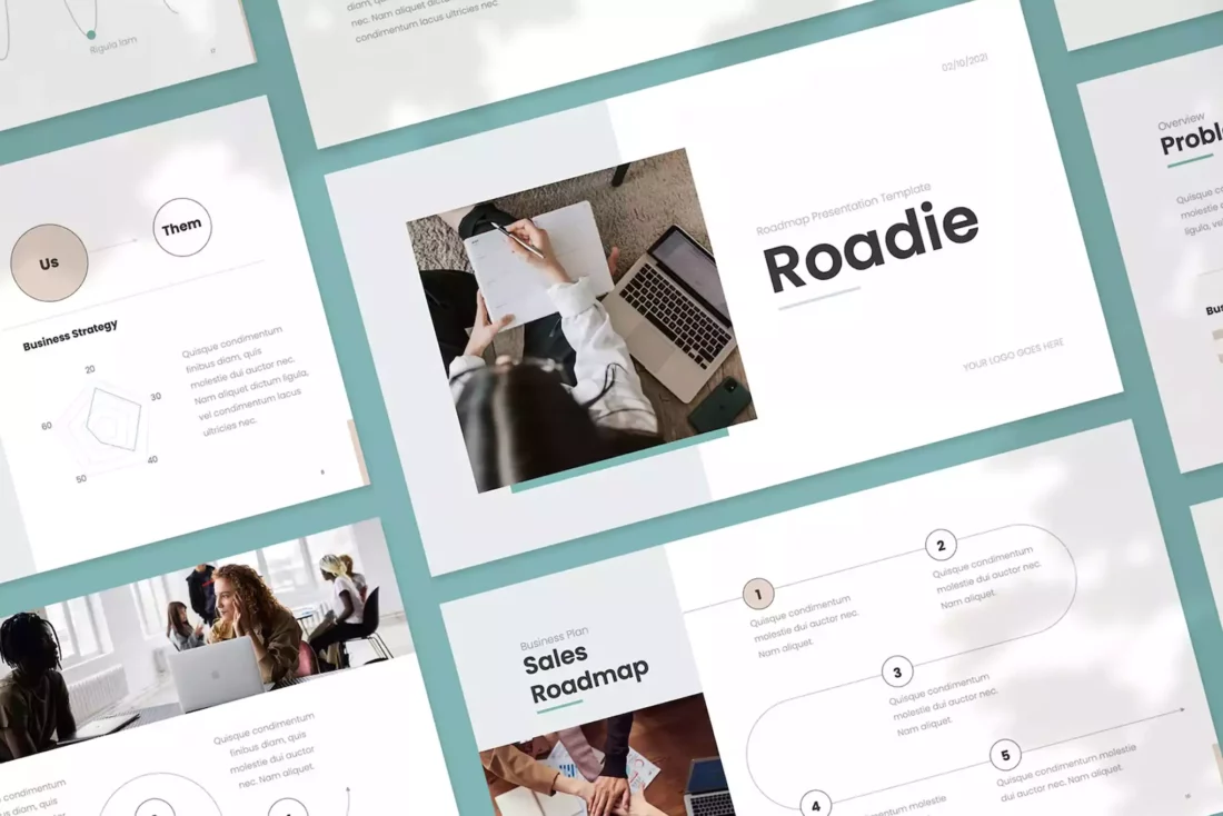 Roadie Presentation Template | Design Shack