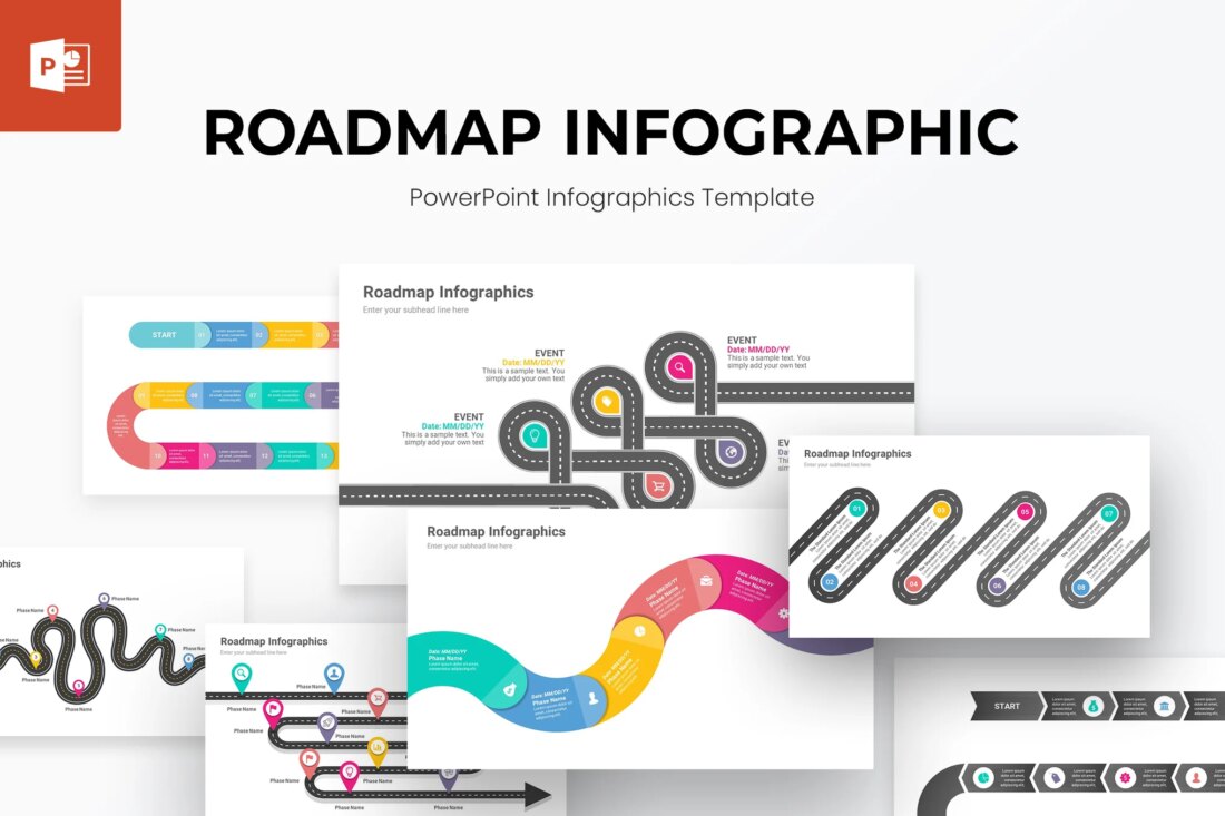 40+ Best PowerPoint Roadmap Templates 2025