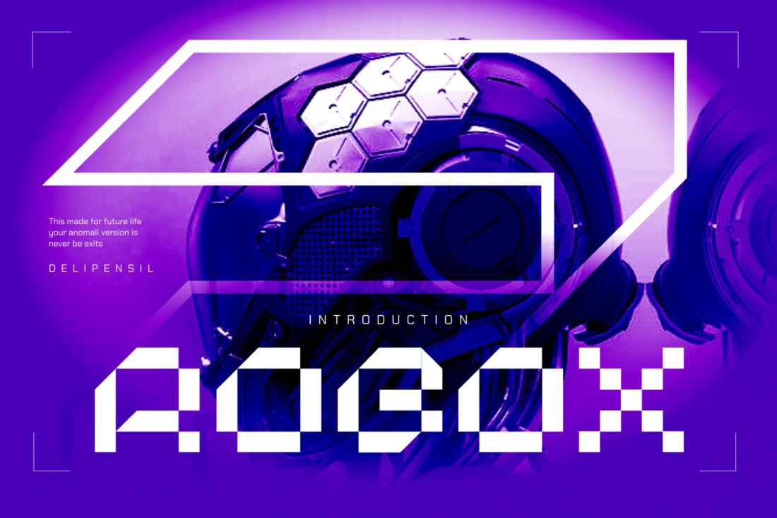 25+ Best Futuristic Robotic Fonts | Design Shack