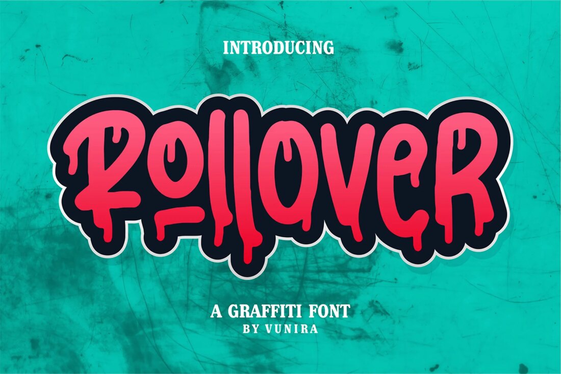 20+ font cat semprot terbaik (stensil, grafiti & lainnya) - desainae.com