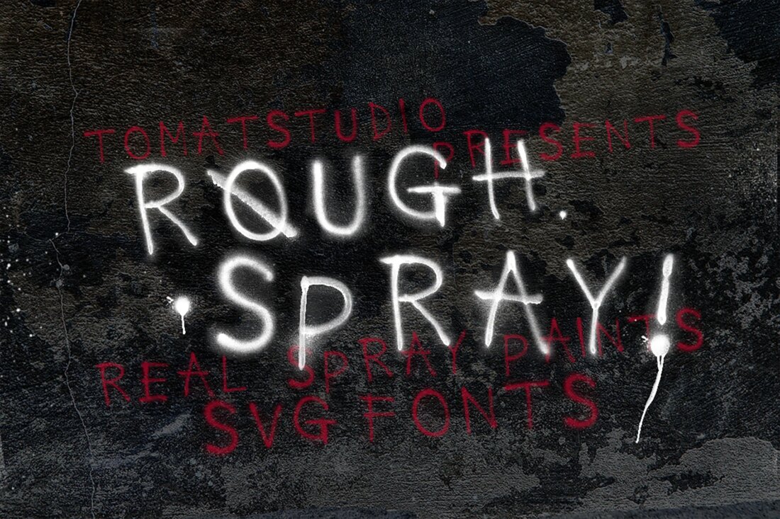 20+ Best Spray Paint Fonts (Stencil, Graffiti & More) | Design Shack
