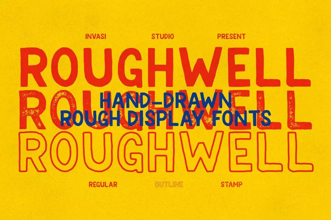 Roughwell Font | Design Shack