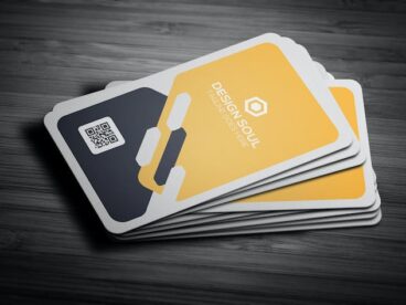Rounded Modern Business Card Template | Design Shack
