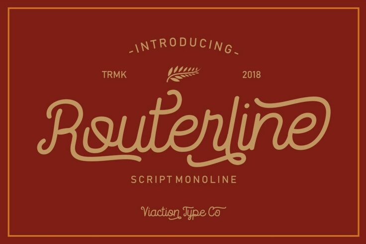 25+ Best Monoline Fonts for Creative Design Projects | Design Shack