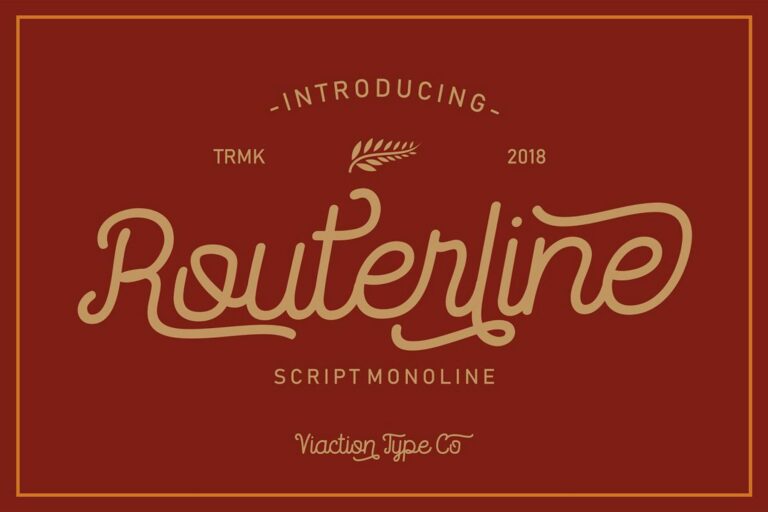 25+ Best Monoline Fonts for Creative Design Projects | Design Shack