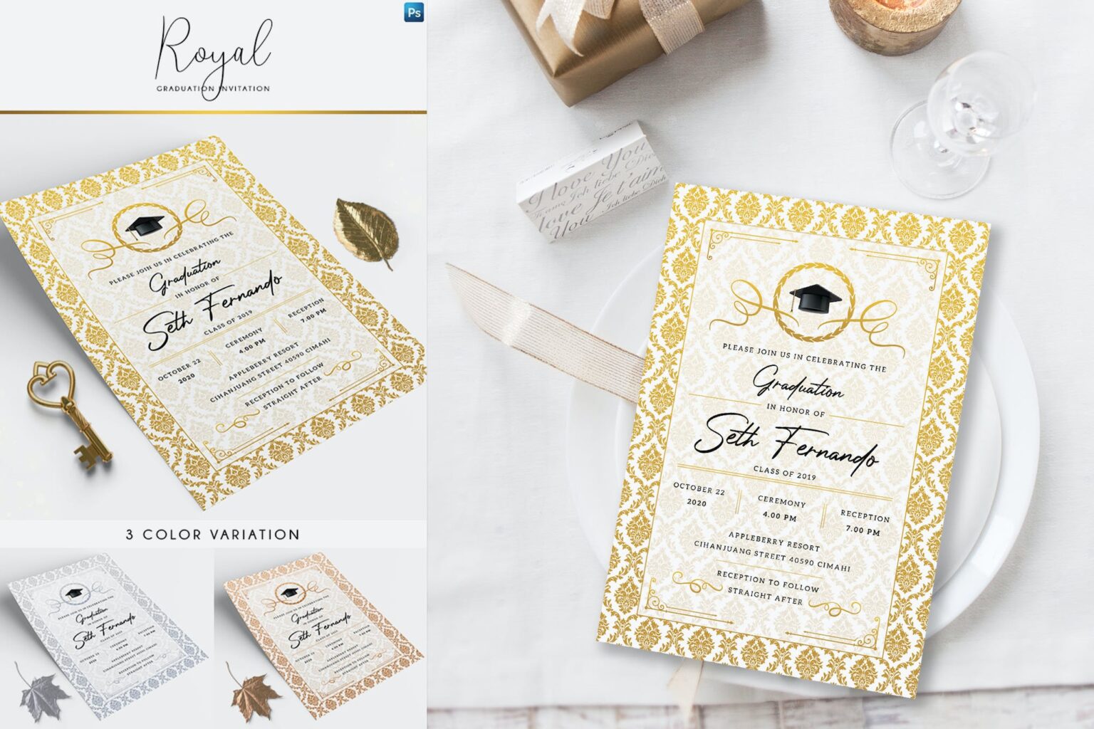 20+ Best Graduation Templates (Invitations, Announcements ...